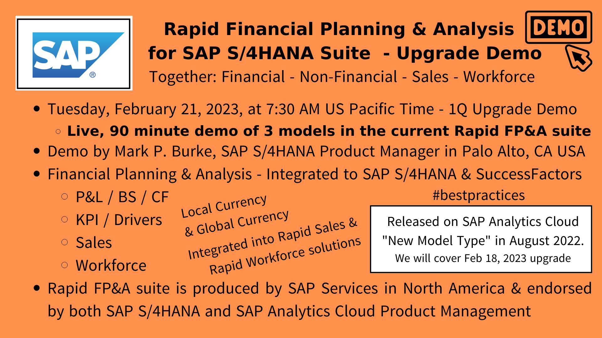 Demostración y capacitación: planificación y análisis financieros ...
