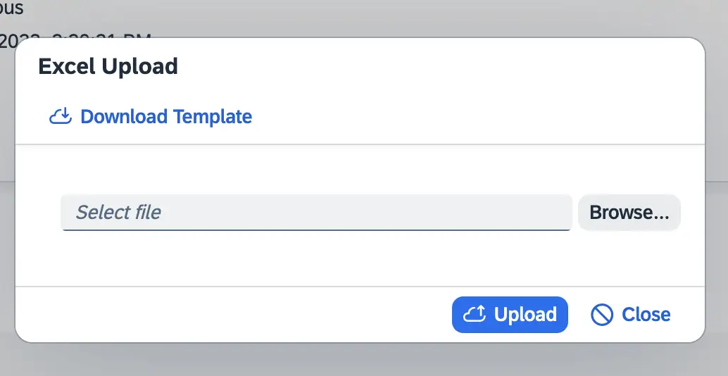 Simplificación de la carga de Excel en Fiori Elements: el control ...