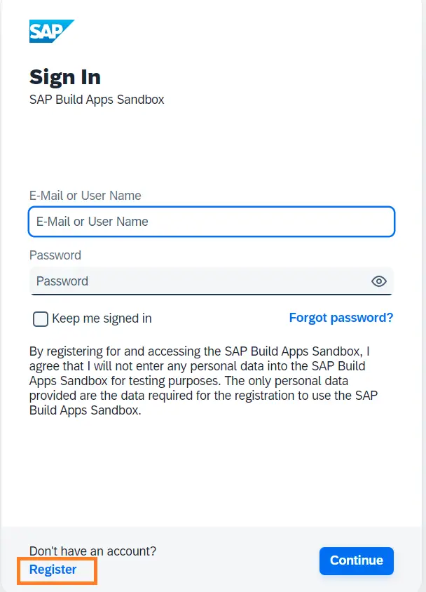 Aprendizaje de SAP Build Apps desde lo básico: SAP Build Apps Sandbox ...