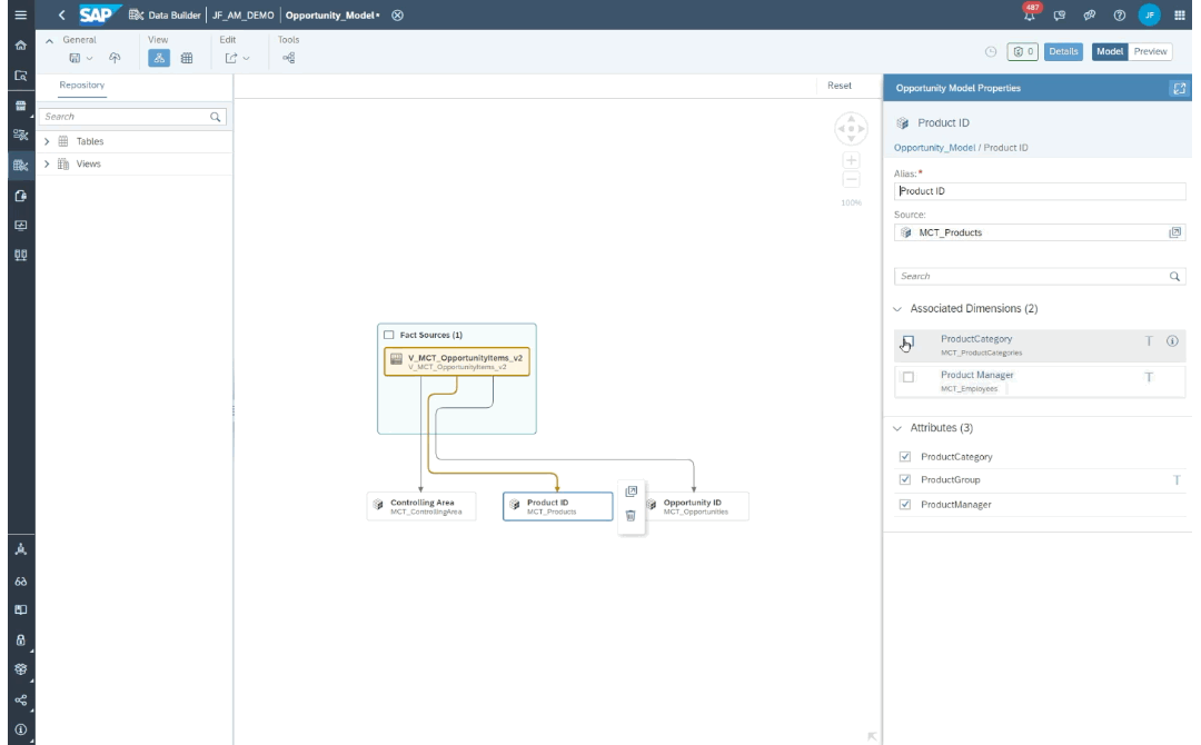 Introducción al modelo analítico en SAP Datasphere - S4PCADEMY